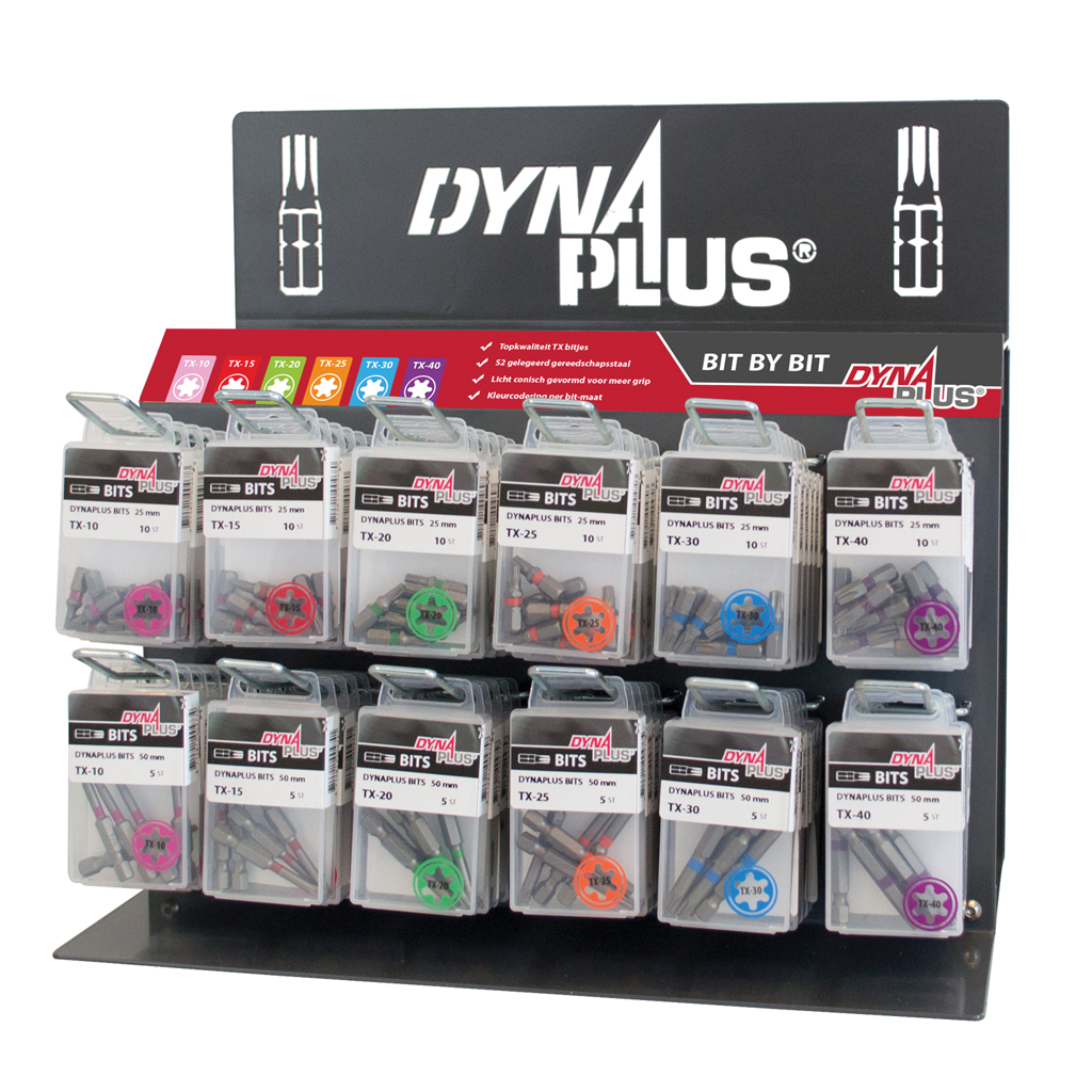 DYNAPLUS BALIEDISPLAY BITS COMPLEET