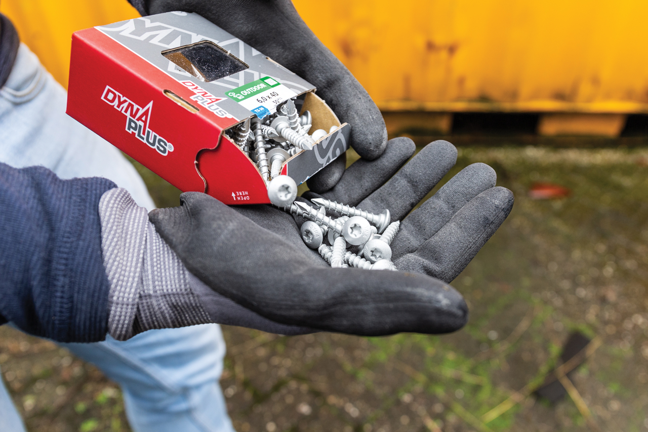 Dynaplus tuinbeslagschroef AR-coating ovaalkop TX