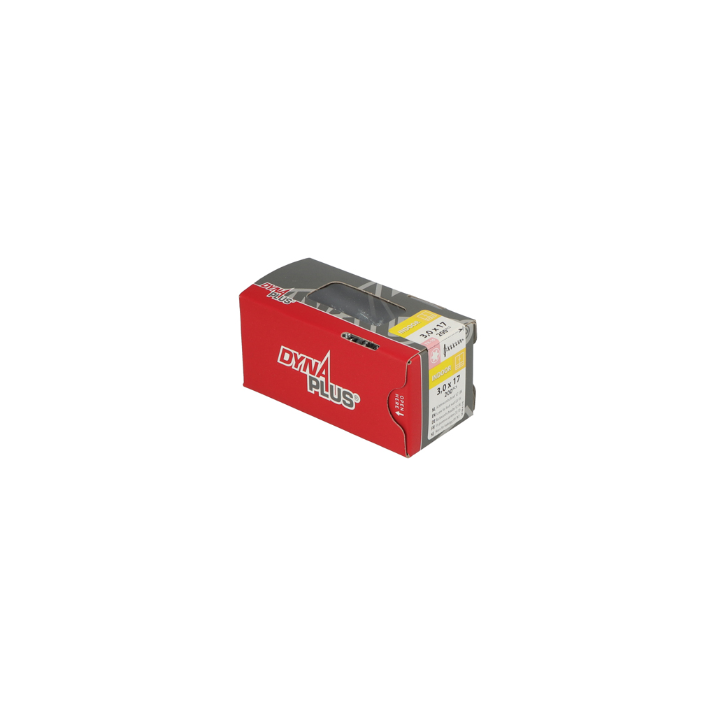 DYNAPLUS ACHTERWANDSCHROEF VZ LBK TX-10 3.0X17 (200)