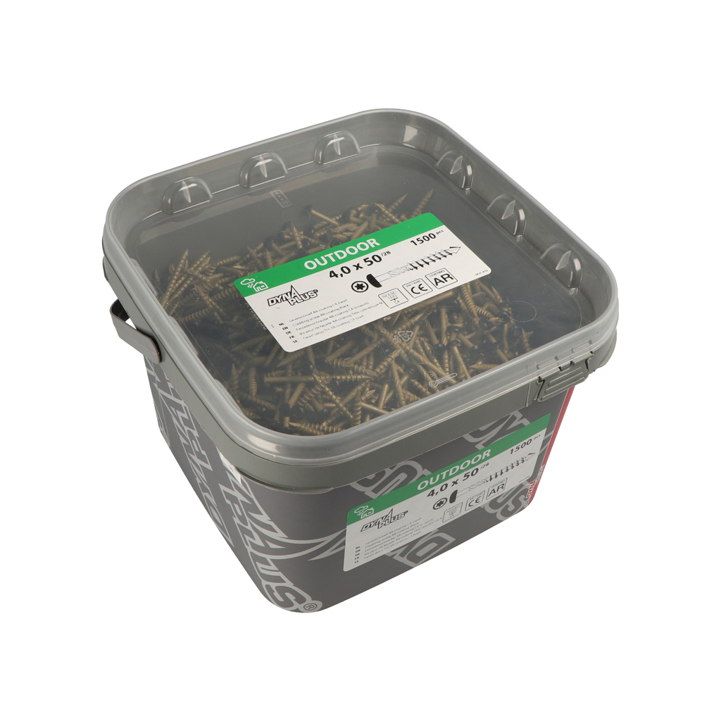 DYNAPLUS GEVELSCHROEF AR-BRONZE CK TX-15 4.0X50/28 (1500)